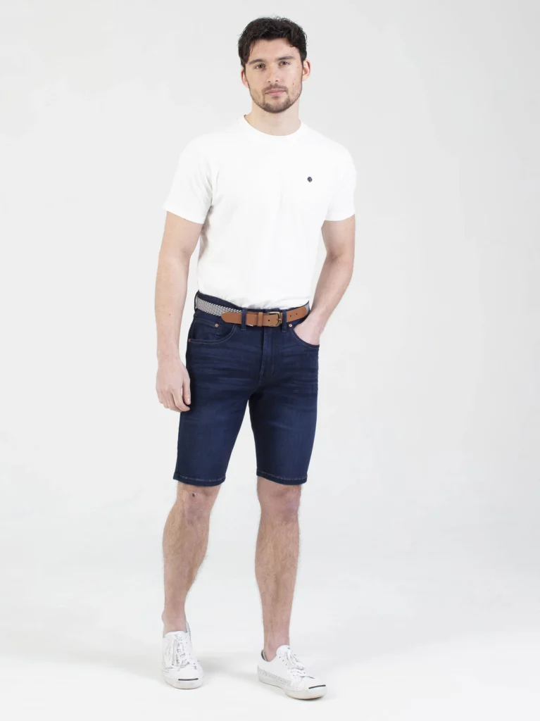 Mish Mash Dark Navy Denim Shorts